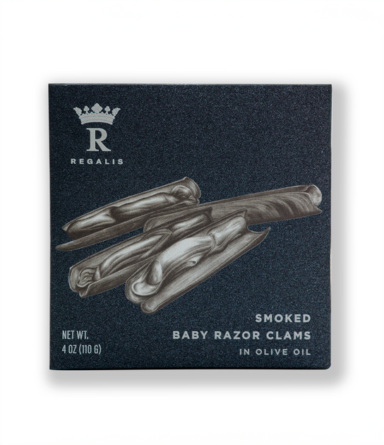 Smoked Baby Razor Clams, 120g - Buy at Regalis Foods